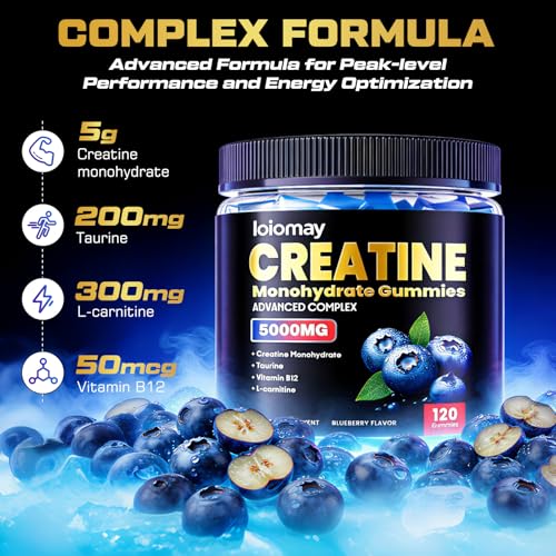 micronized creatine gummies for energy