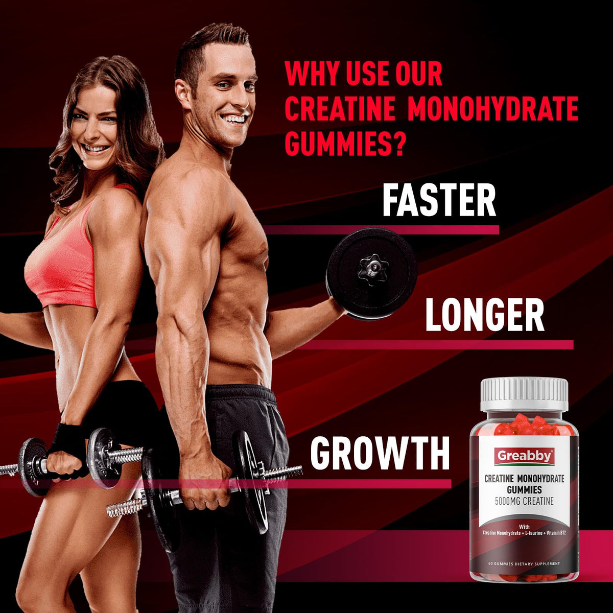 micronized creatine gummies for muscle growth
