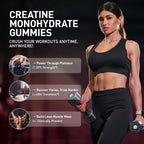 Micronized creatine gummies for muscle growth