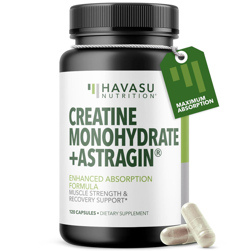 Micronized creatine monohydrate capsules