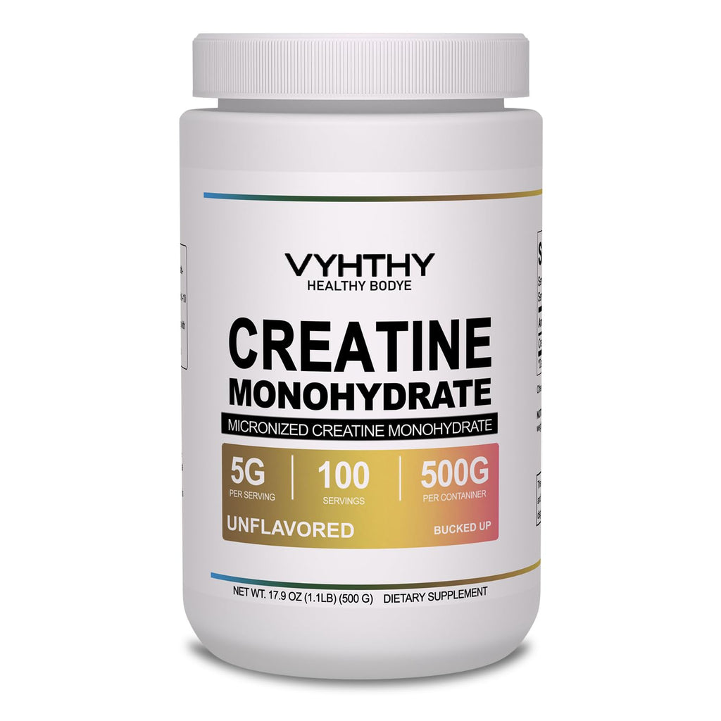 Micronized creatine monohydrate powder for energy
