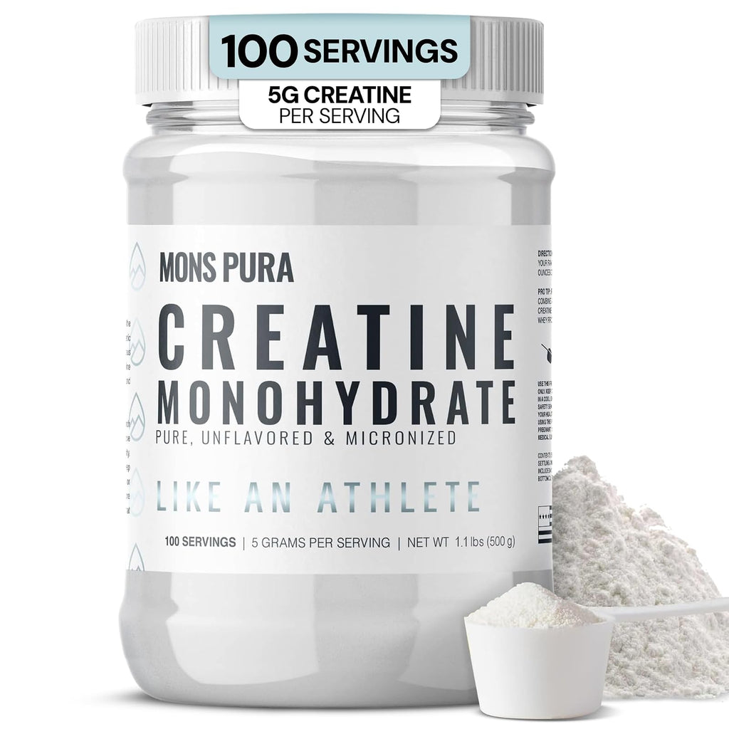 Micronized creatine monohydrate powder