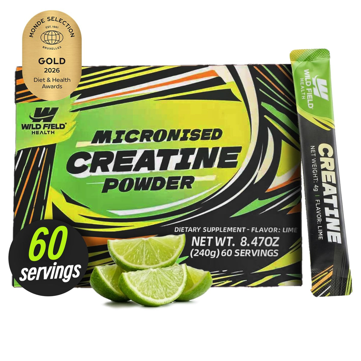 Micronized creatine powder for athletes