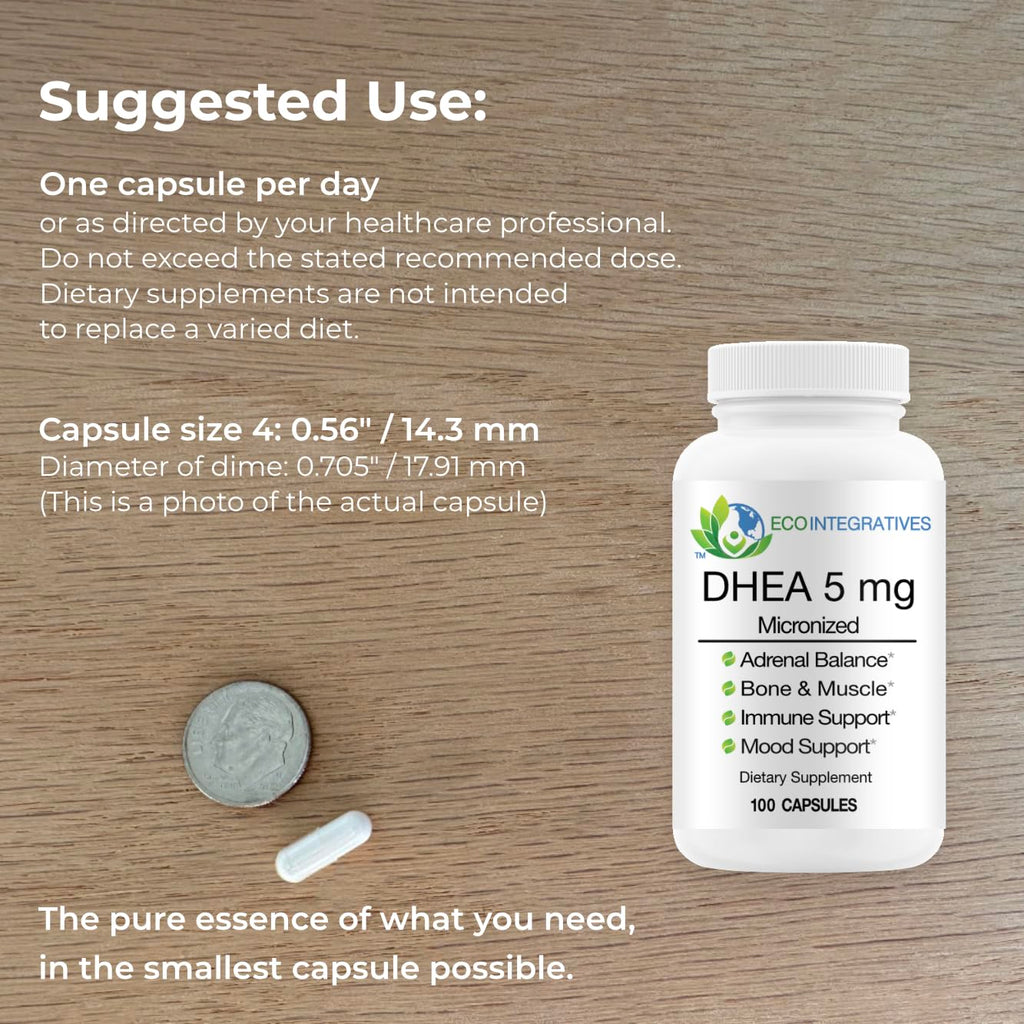 Micronized DHEA for energy and focus