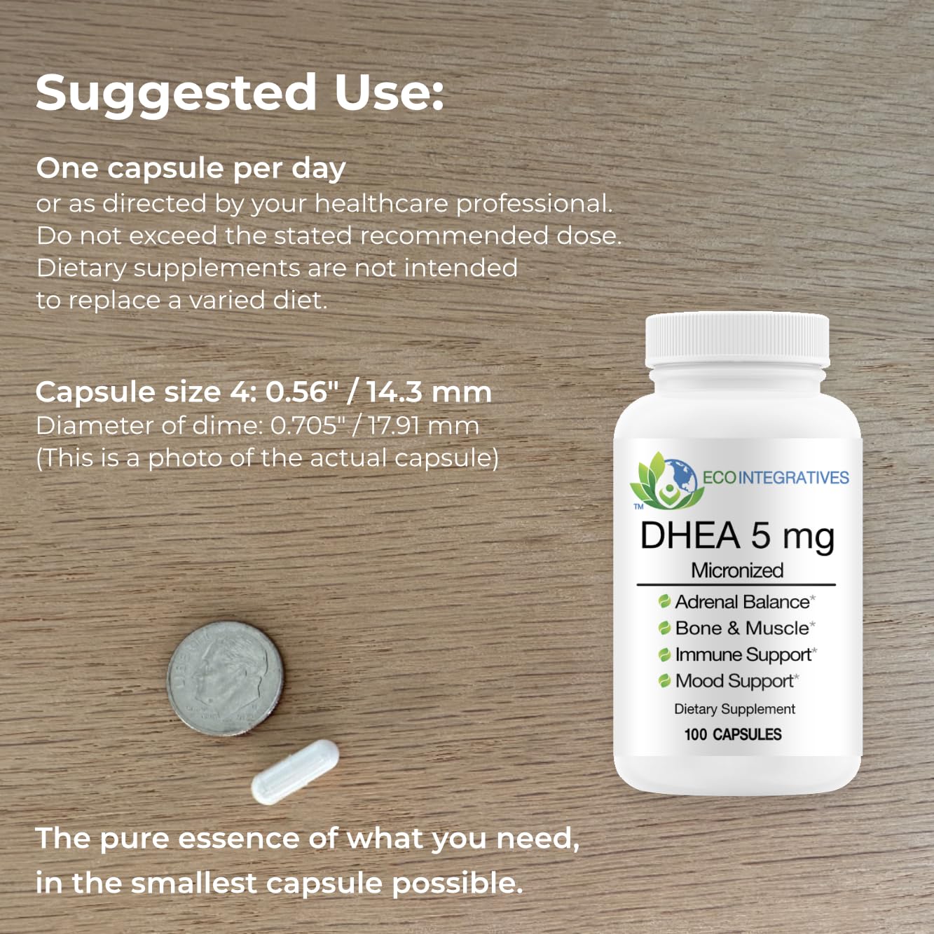 Micronized DHEA for energy and focus
