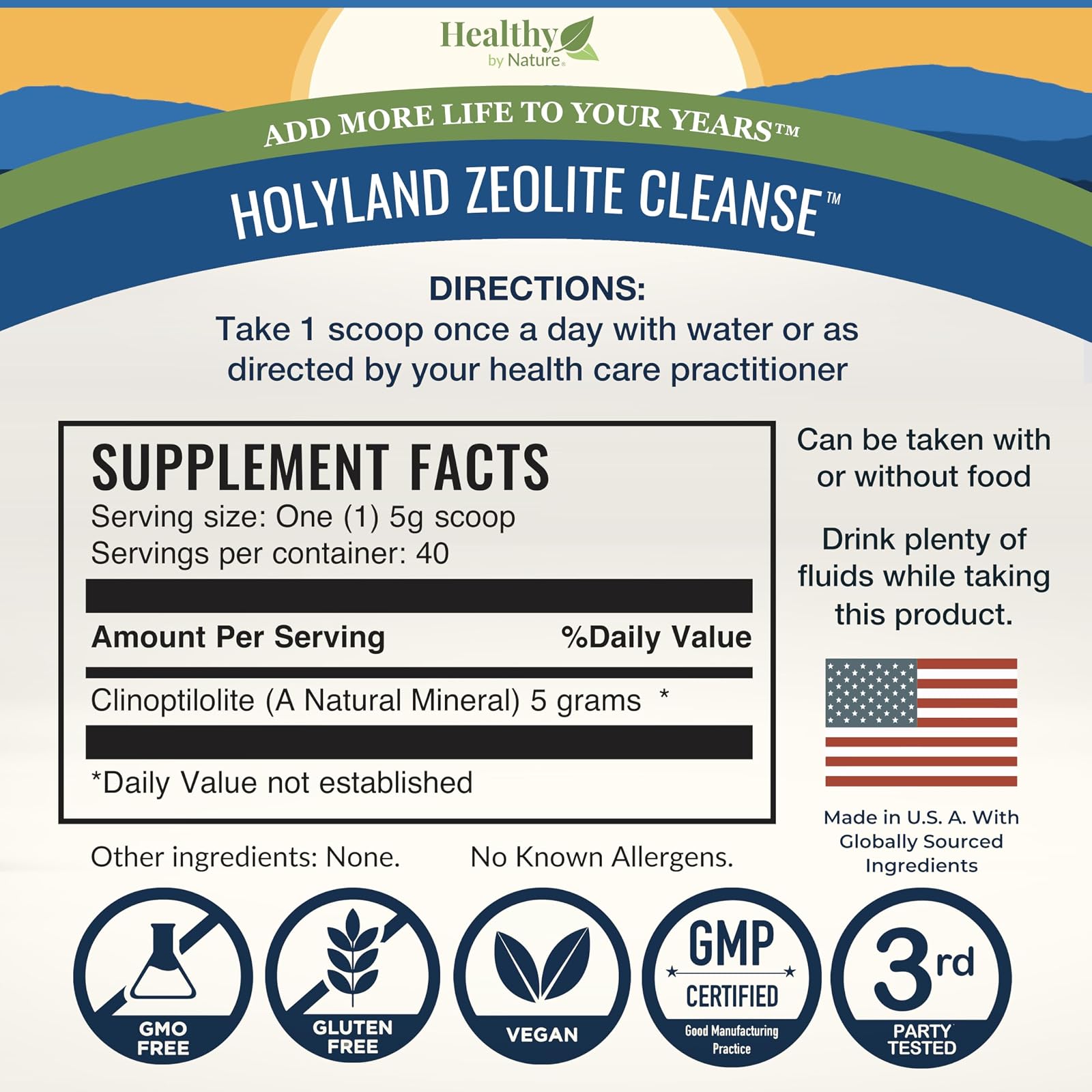 Micronized zeolite powder for cleansing