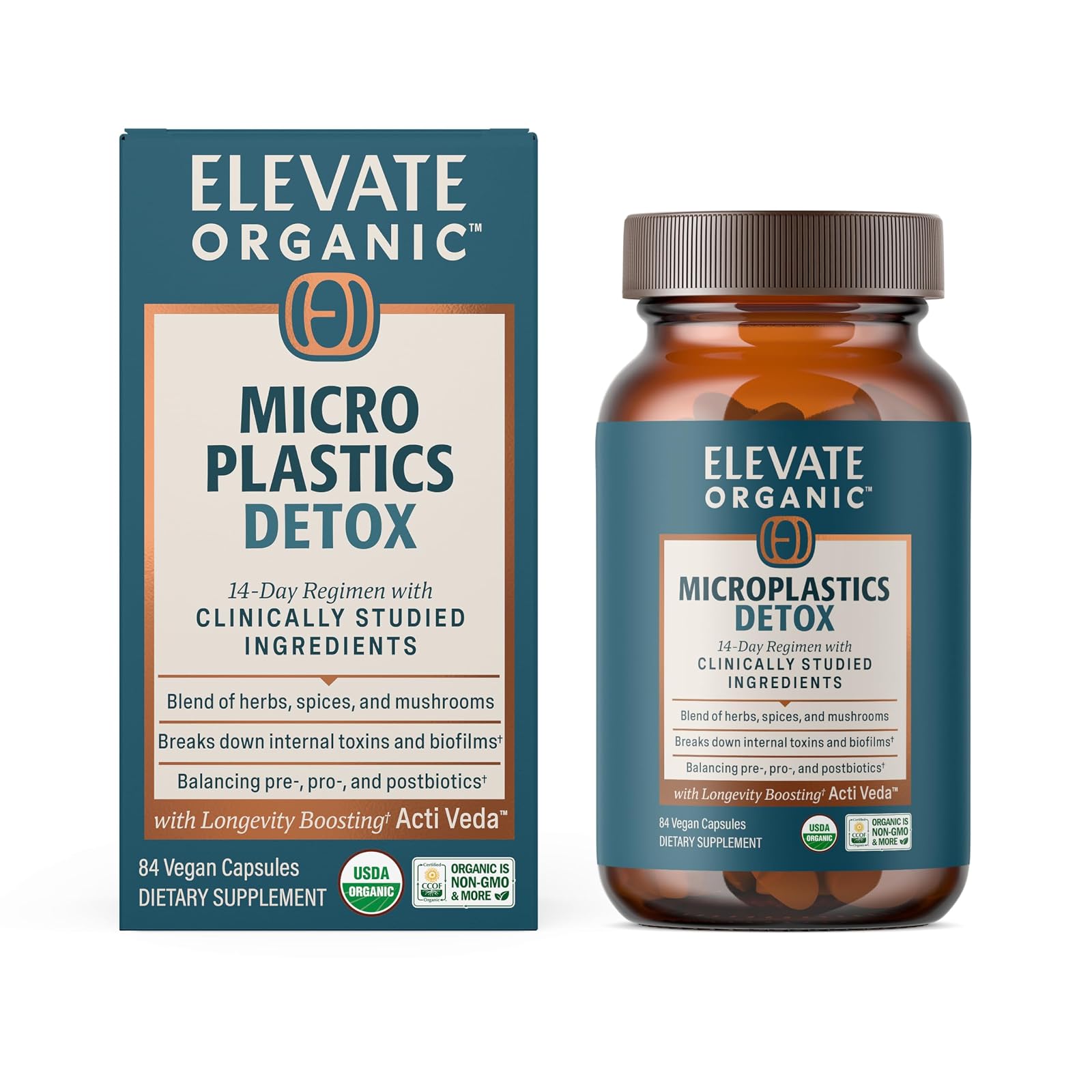Microplastics detox cleanse capsules