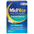 MidNite melatonin 6 mg tablets