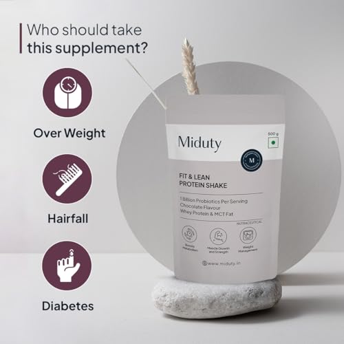 Miduty protein shake for muscle recovery