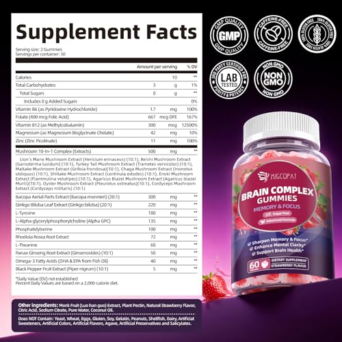 Migcopat brain supplements for stress relief