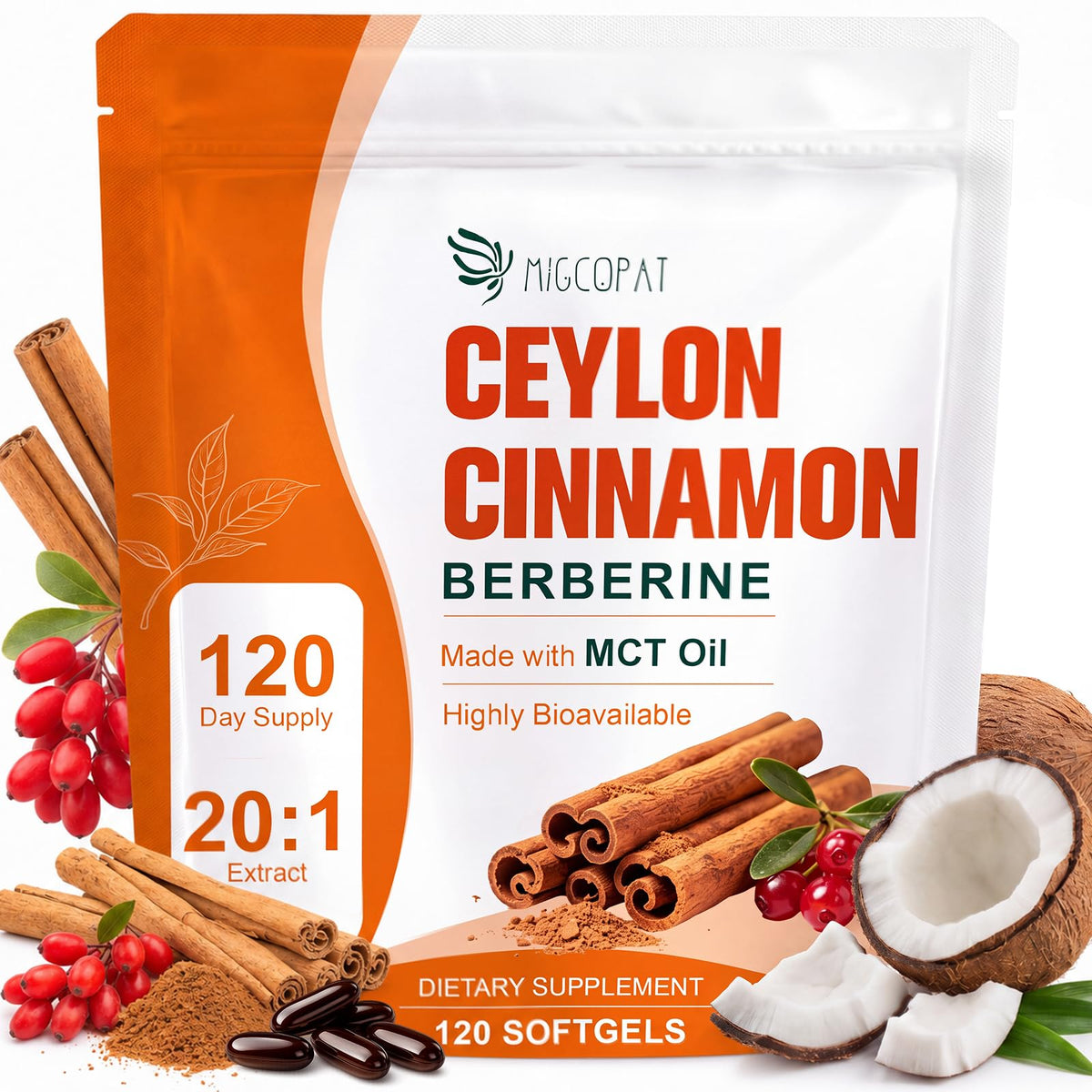 Migcopat Ceylon cinnamon capsules benefits