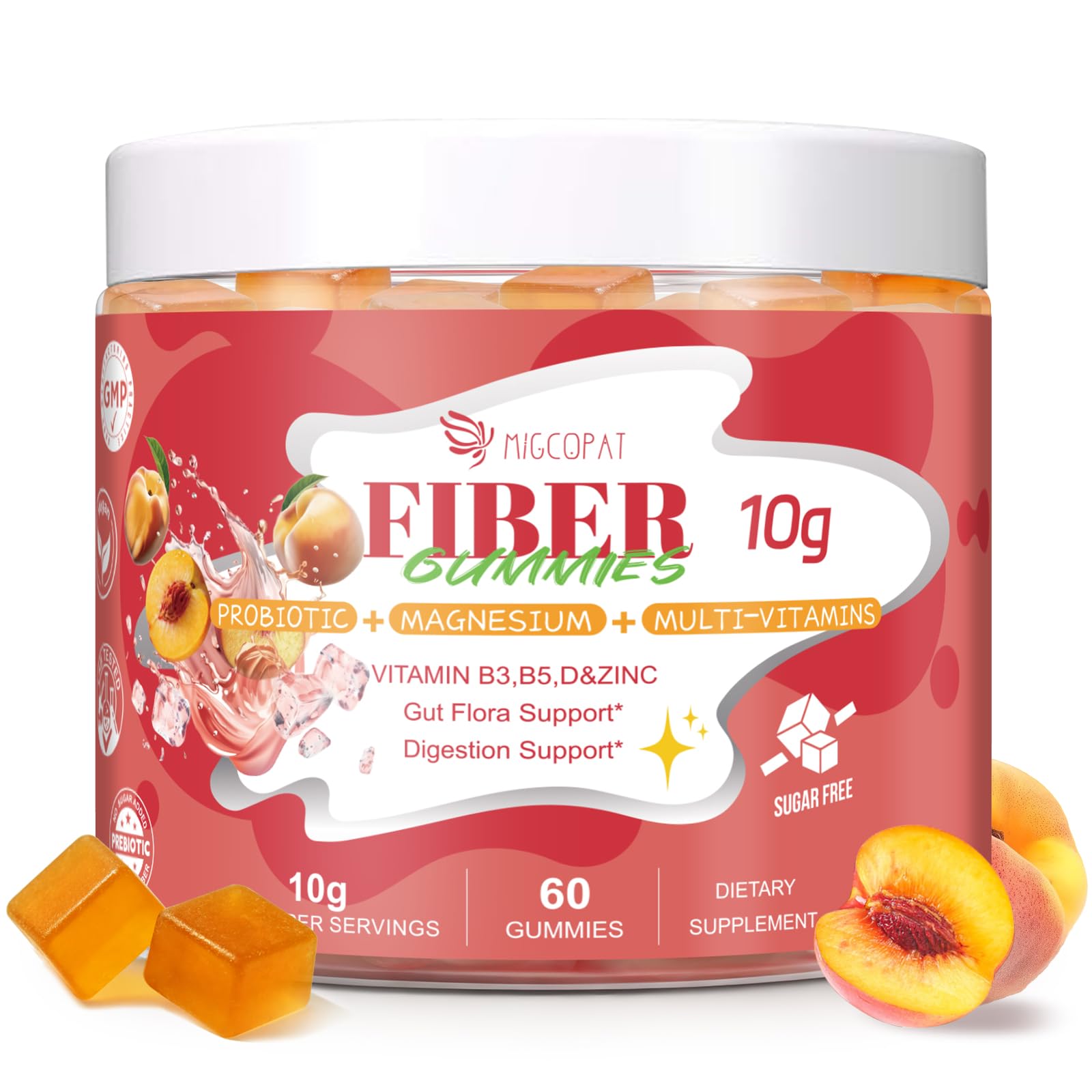 Migcopat fiber gummies for daily health