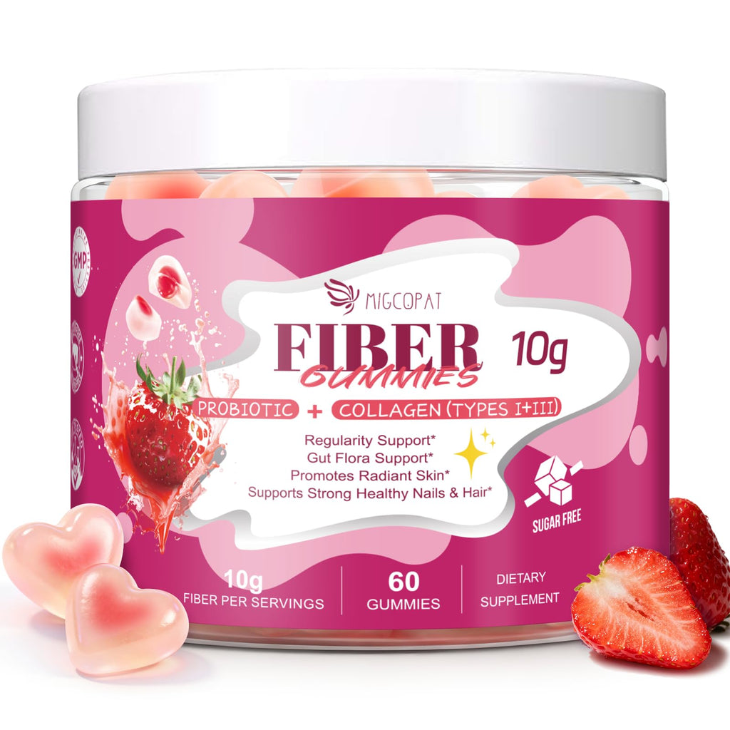 Migcopat fiber gummies with collagen
