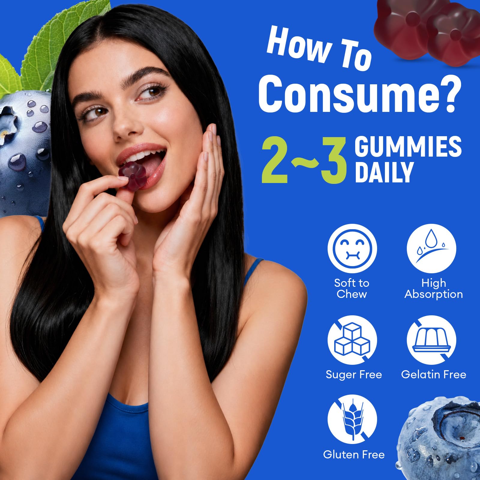 Migcopat gummies with biotin for vitality