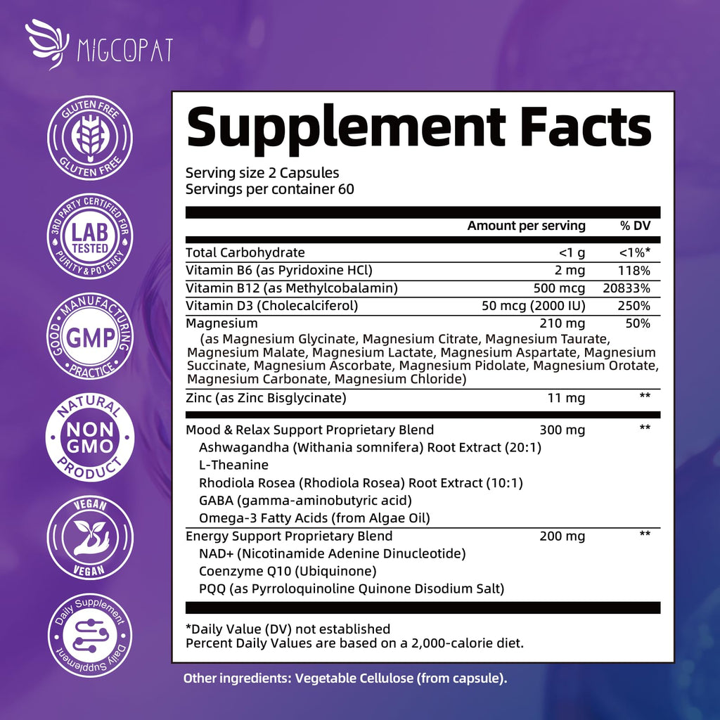 Migcopat Magnesium Complex aids in muscle recovery