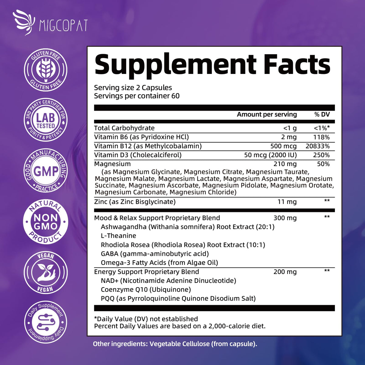 Migcopat Magnesium Complex aids in muscle recovery