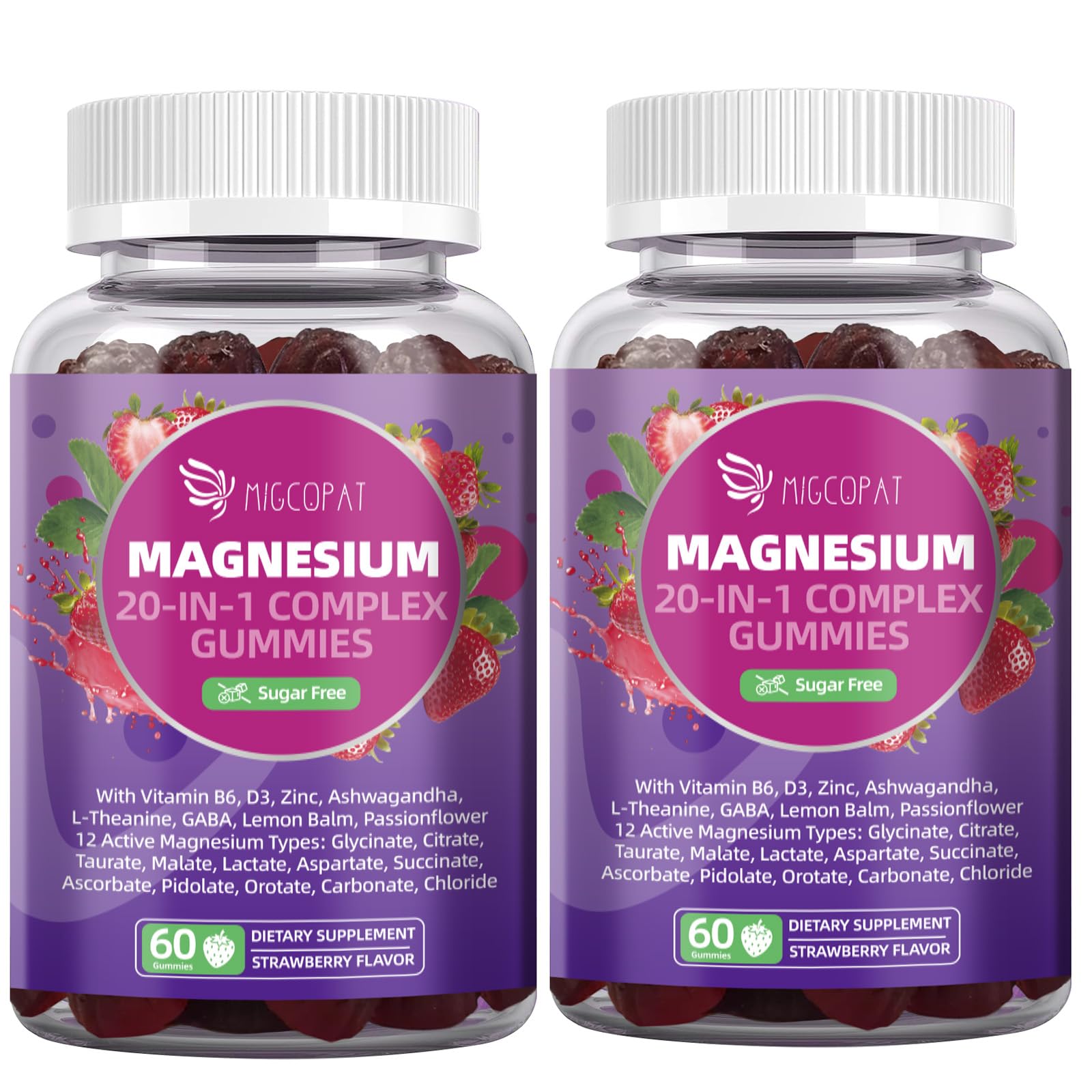Migcopat magnesium gummies for relaxation