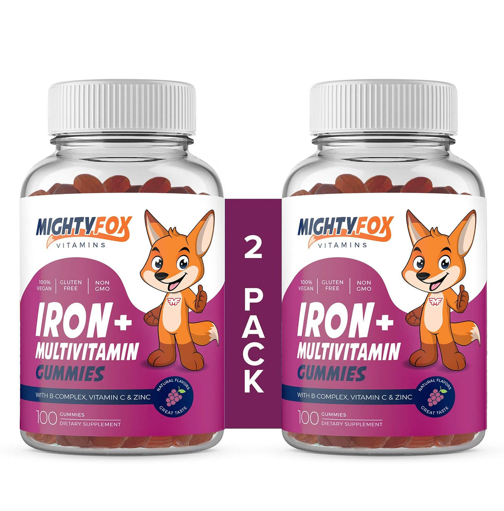 Mighty Fox iron gummies for kids