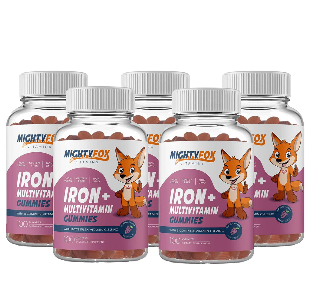 Mighty Fox Iron Gummies for Kids