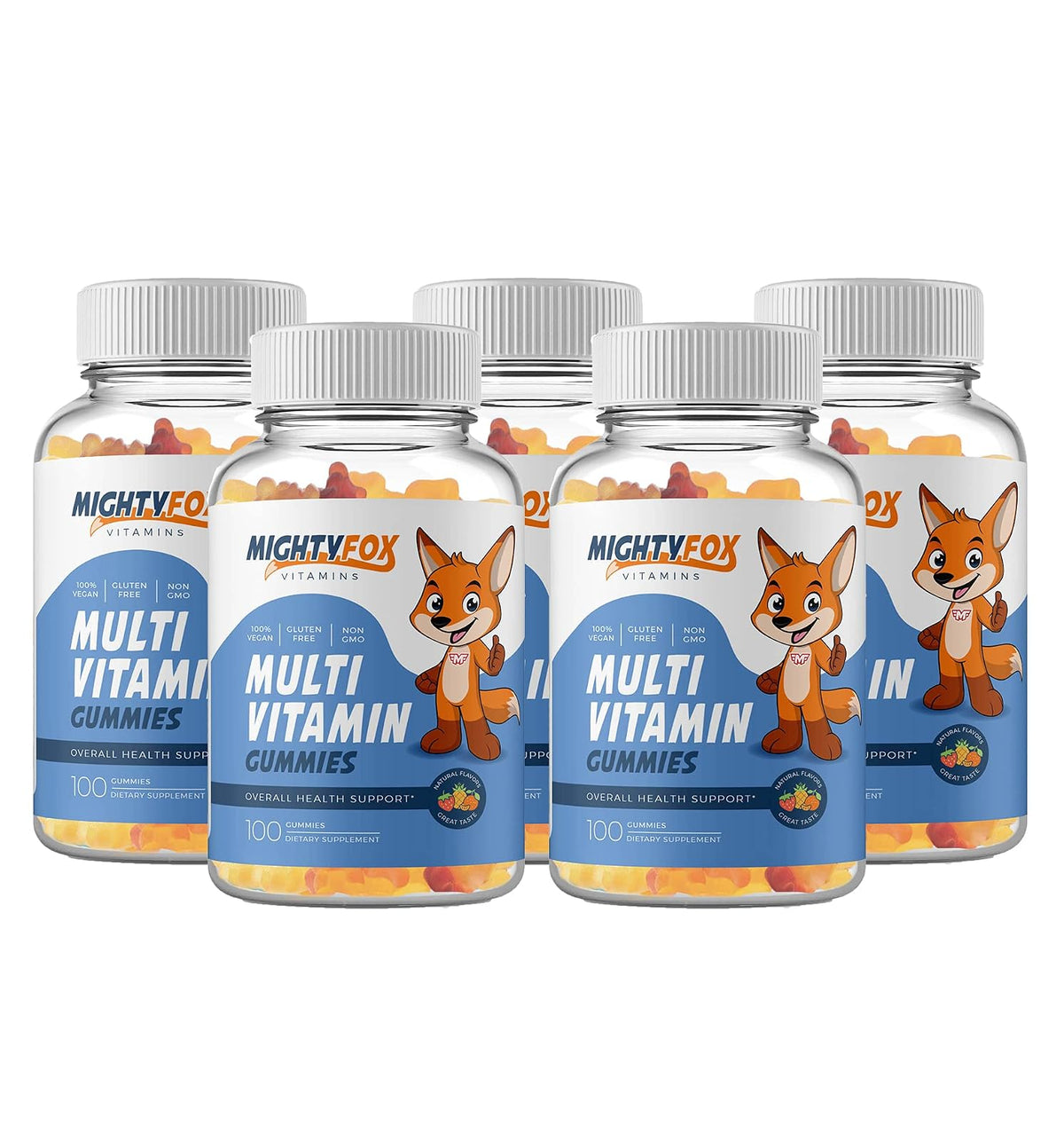 Mighty Fox Kids Multivitamin Gummies