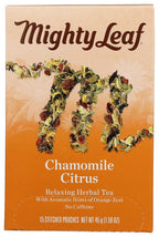 Mighty Leaf chamomile citrus tea bags