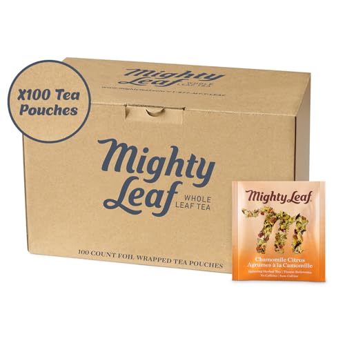 Mighty Leaf chamomile tea pouches