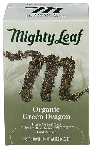 Mighty Leaf organic green tea bags