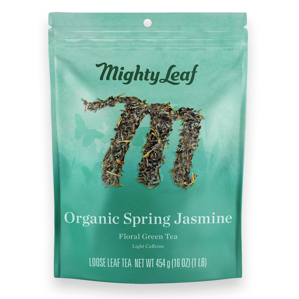 Mighty Leaf organic green tea leaves