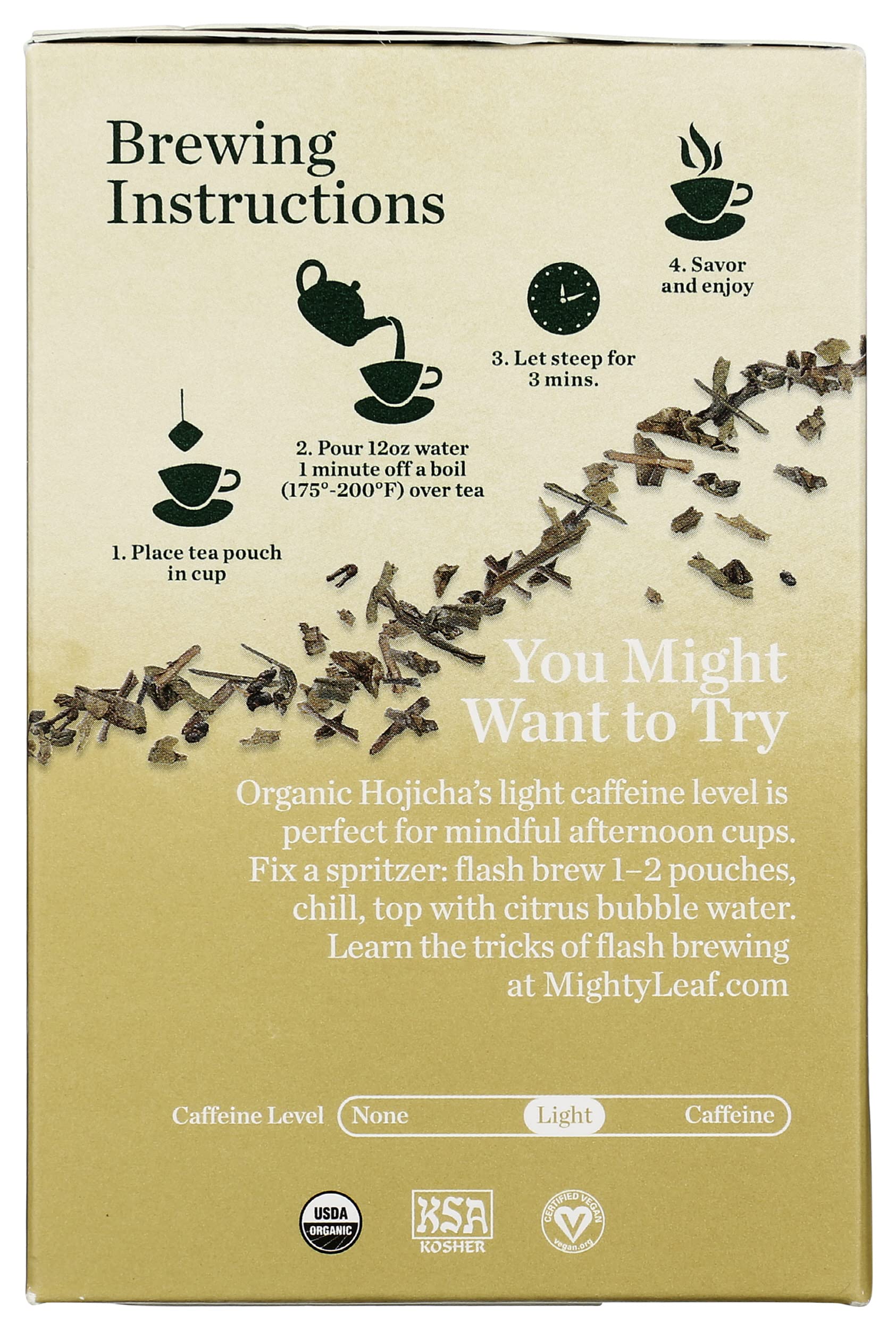 Mighty Leaf premium green tea