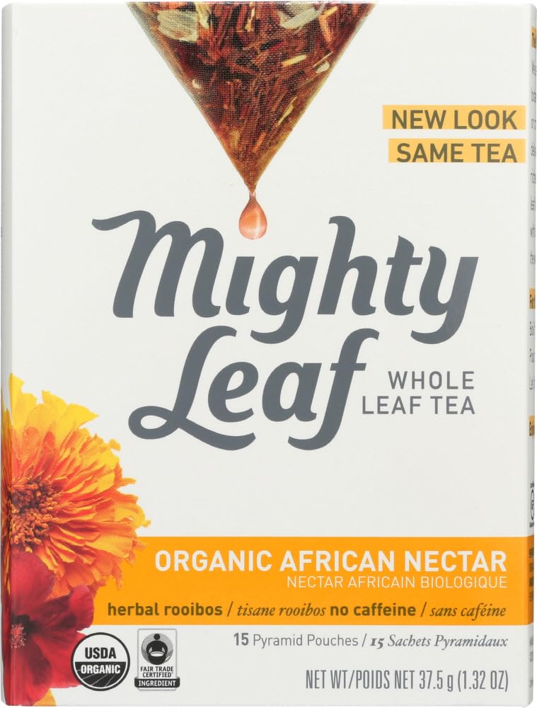 Mighty Leaf rooibos herbal tea pouches