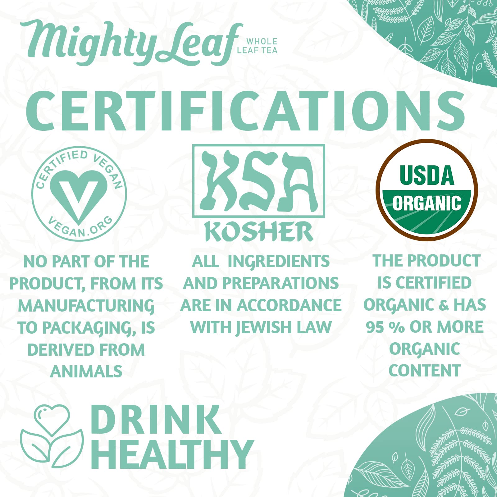 Mighty Leaf tea for wellness