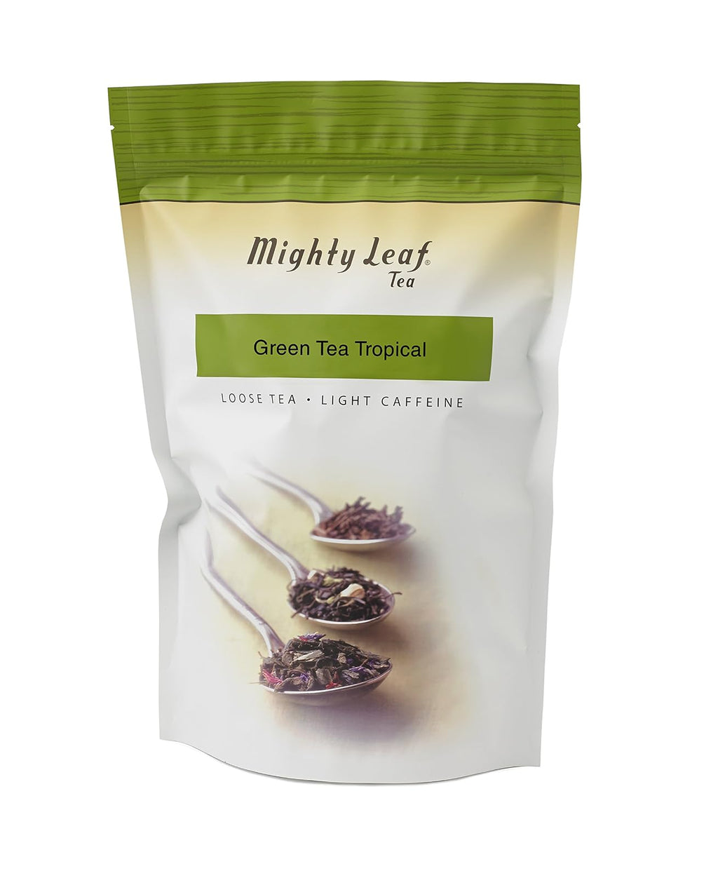 Mighty Leaf tropical green tea pouch