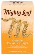 Mighty Leaf turmeric ginger herbal tea