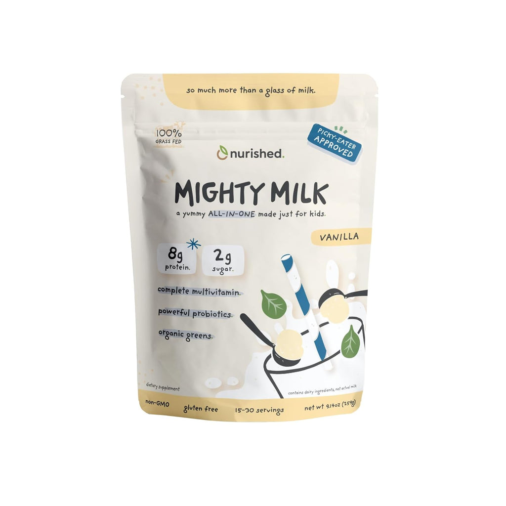 Mighty Milk vanilla protein powder