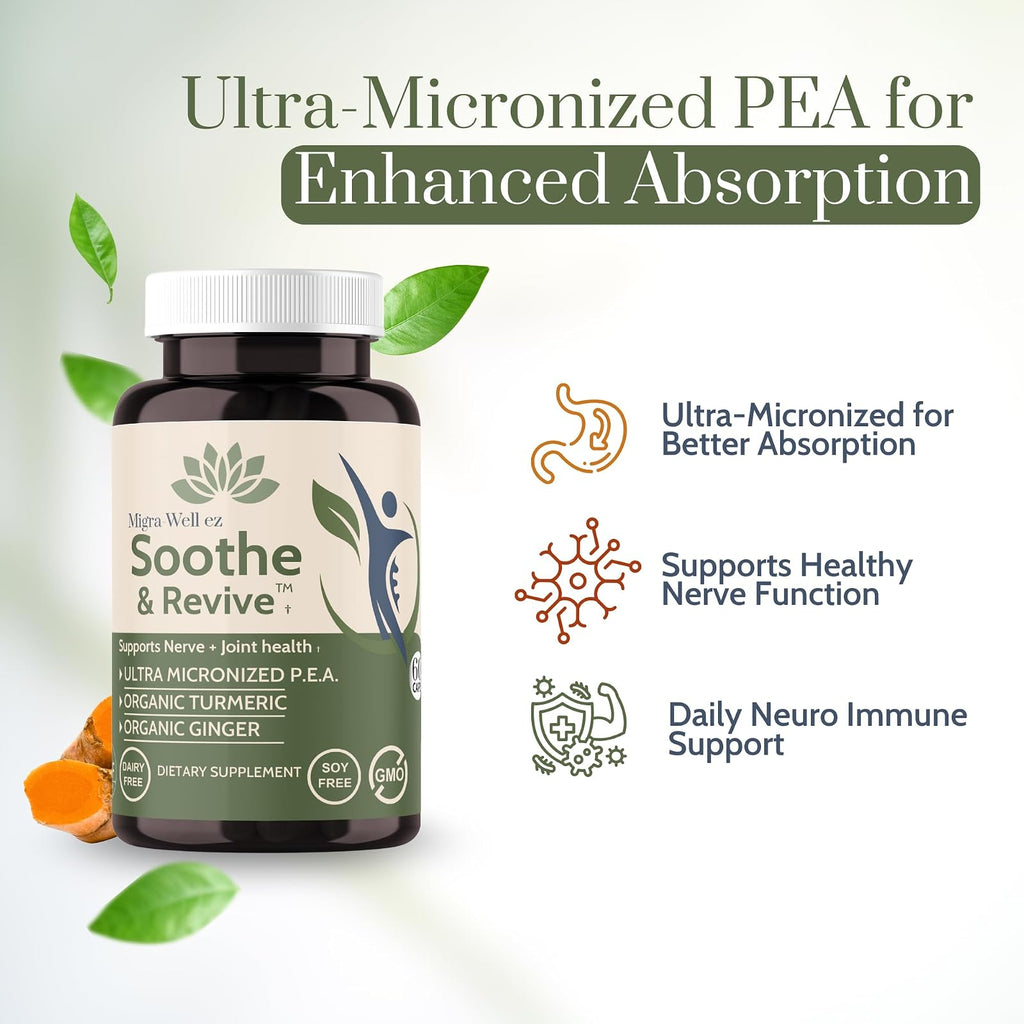 Migra-Well EZ 600 mg PEA supplement