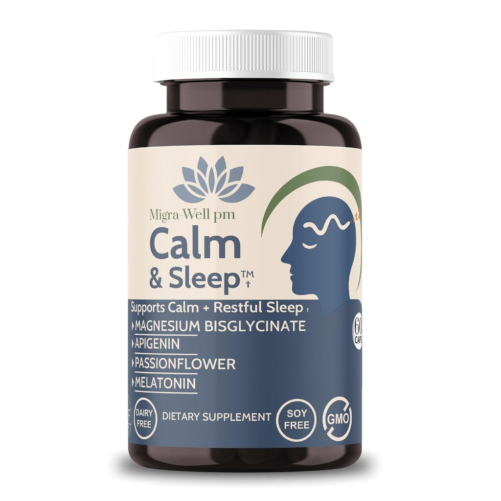 Migra-Well PM magnesium bisglycinate capsules