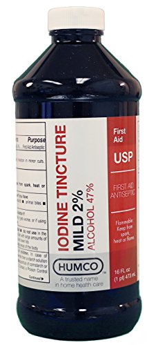 mild iodine solution for skin care