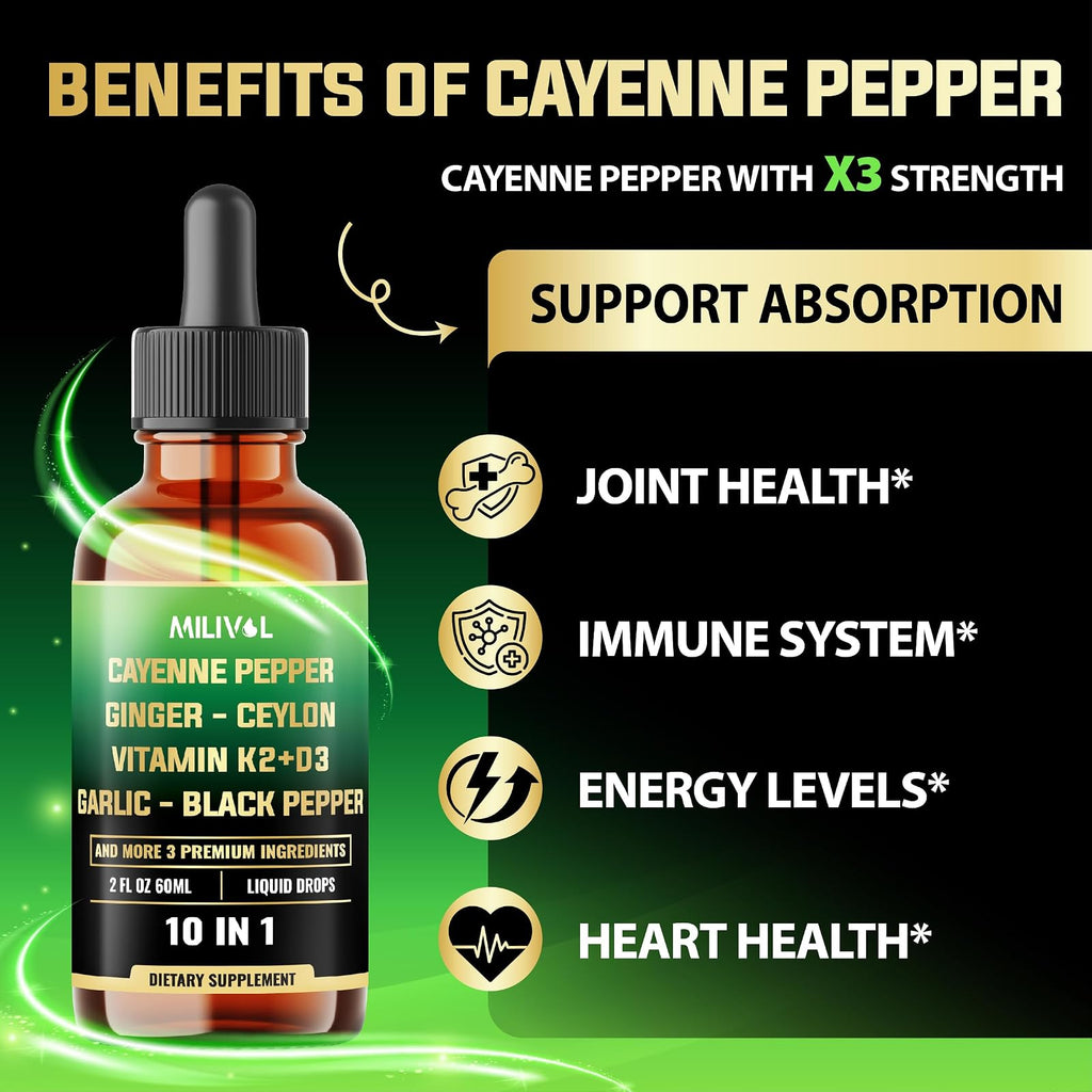 MILIVOL cayenne drops for digestion