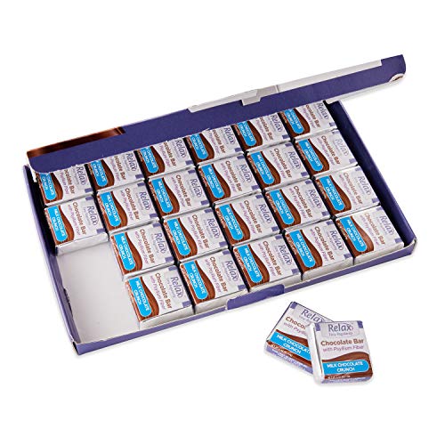 Milk chocolate bars for regularity