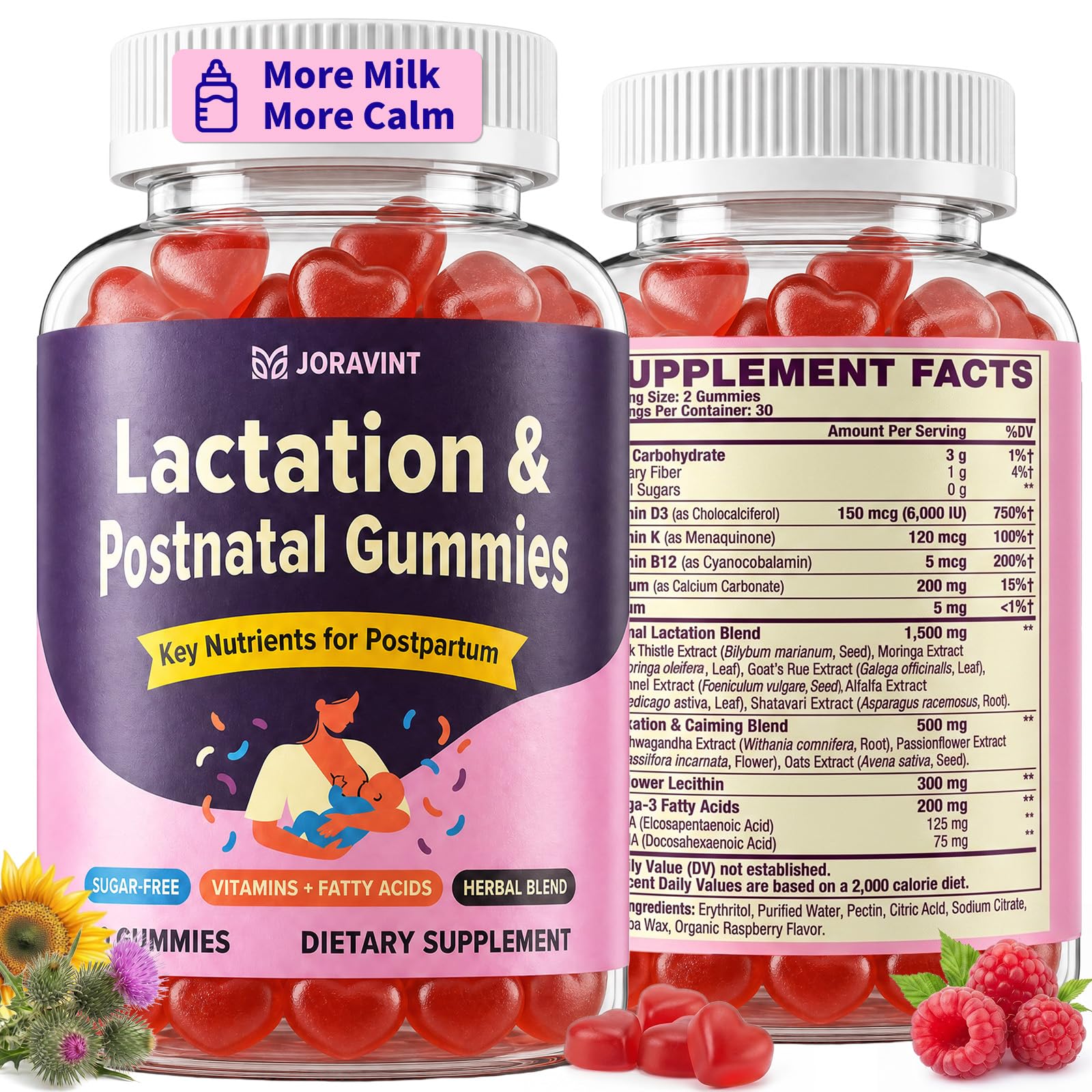 Milk supply booster for breastfeeding