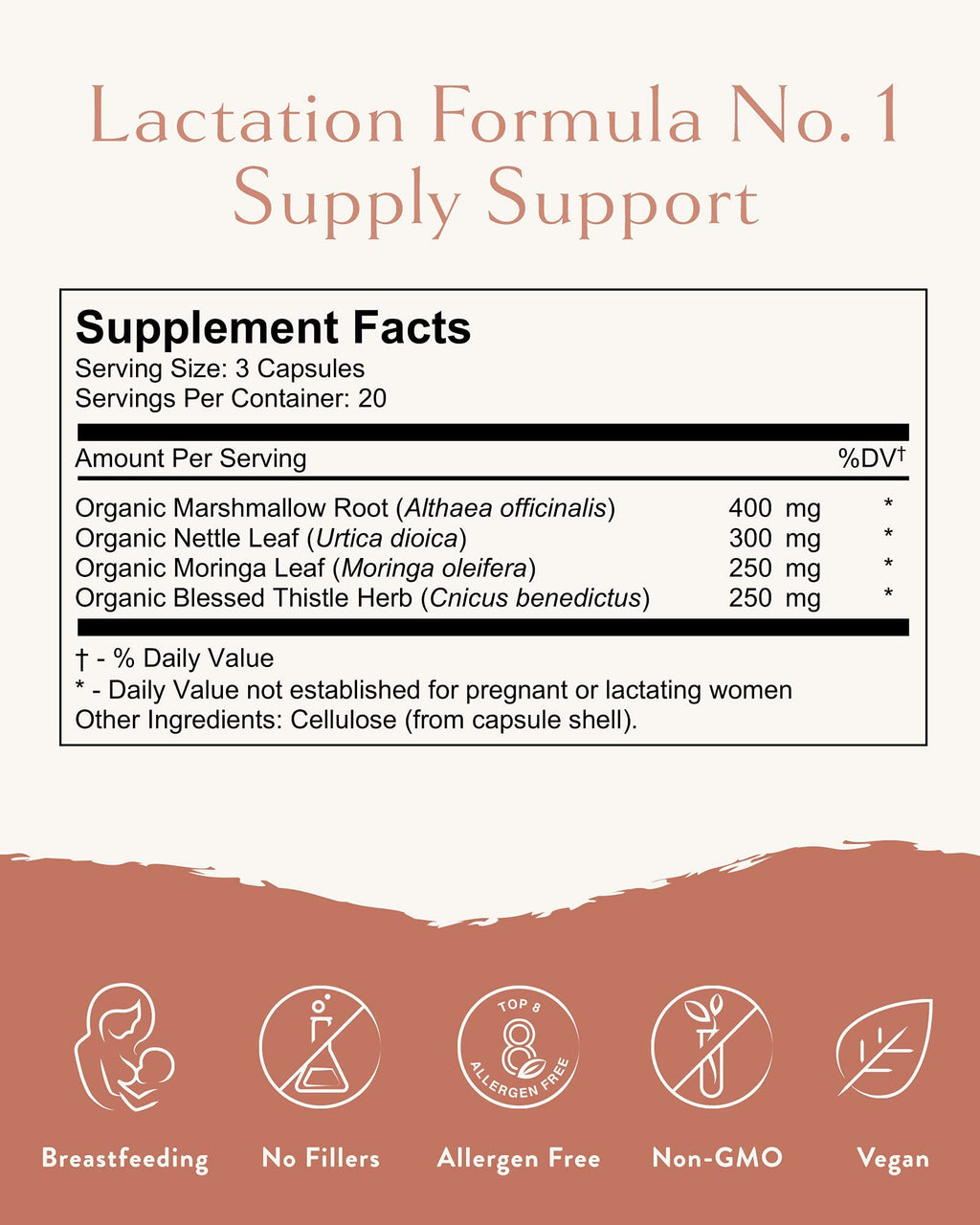 milk supply booster with blended vitamins