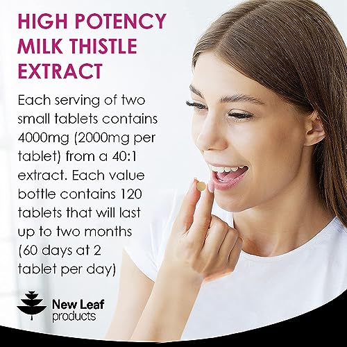 milk thistle 120 tablets for long-term use