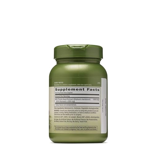 milk thistle 1300mg for vitality