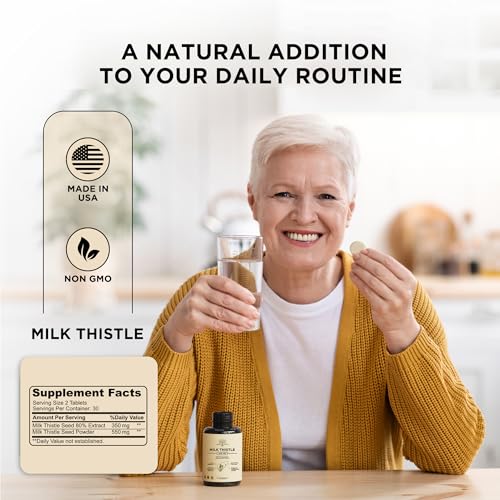 Milk thistle 900MG for detoxification
