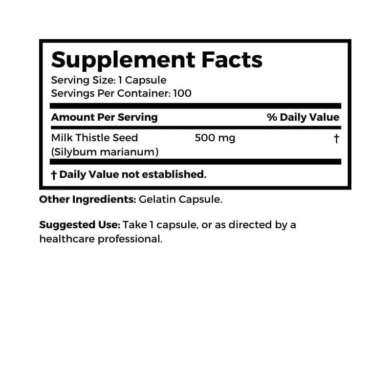 milk thistle and choline combination