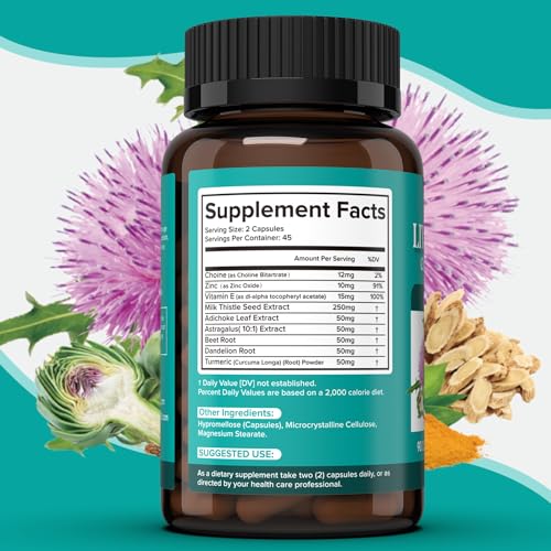 milk thistle and choline for liver care