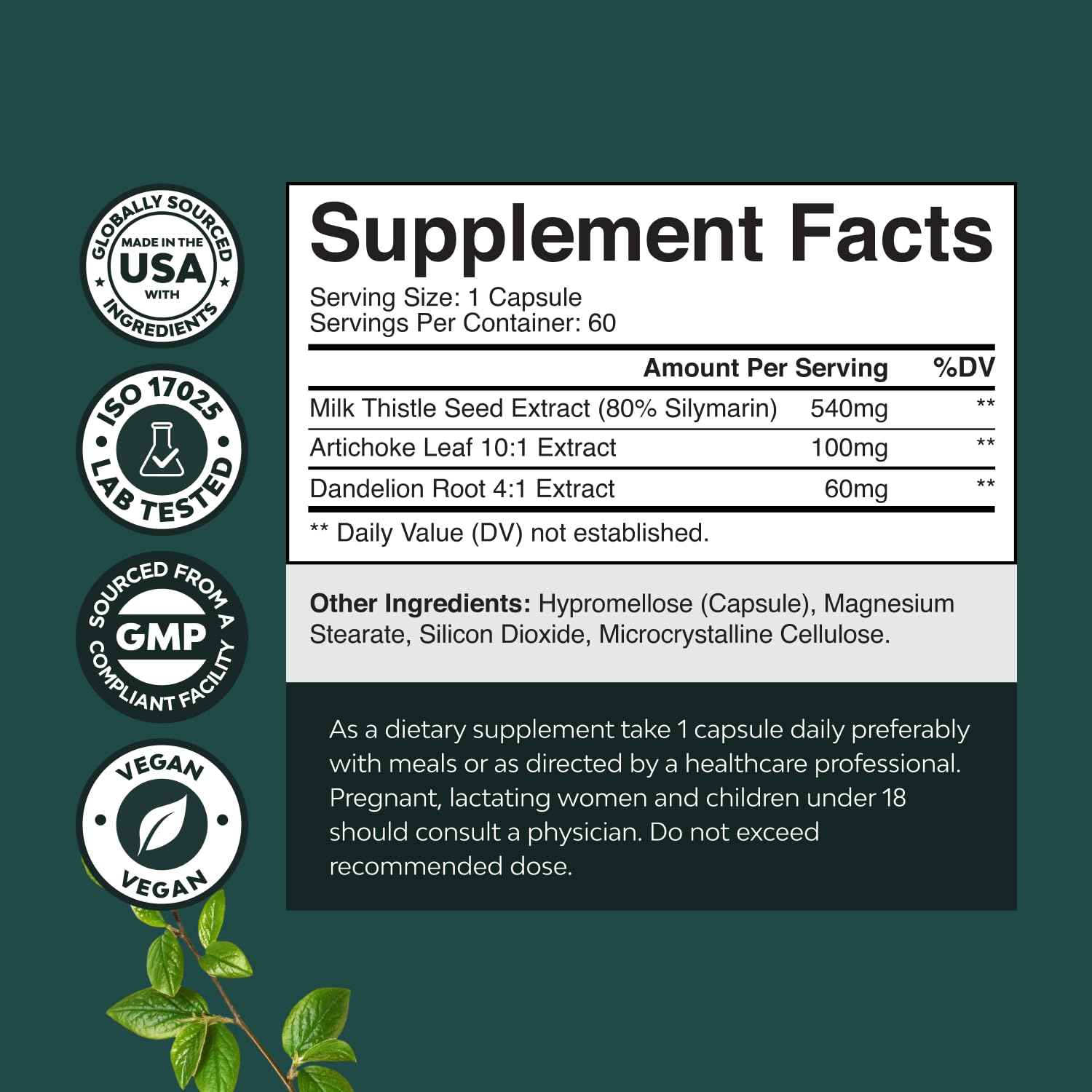 milk thistle and dandelion benefits