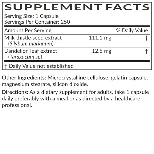 milk thistle and dandelion extract benefits