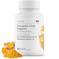 Milk thistle and turmeric capsules