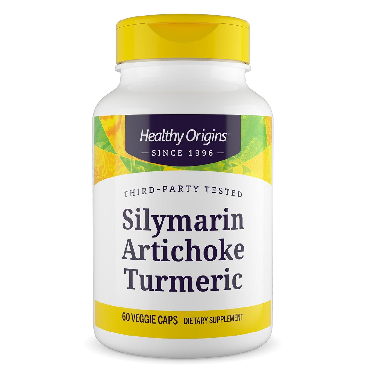 Milk thistle and turmeric capsules